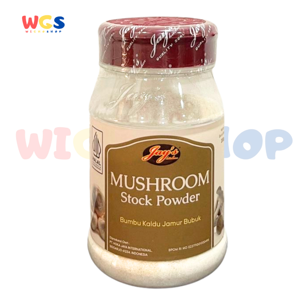 Jual Jay's Kitchen Mushroom Stock Powder 200g - Bumbu Kaldu Jamur Bubuk ...