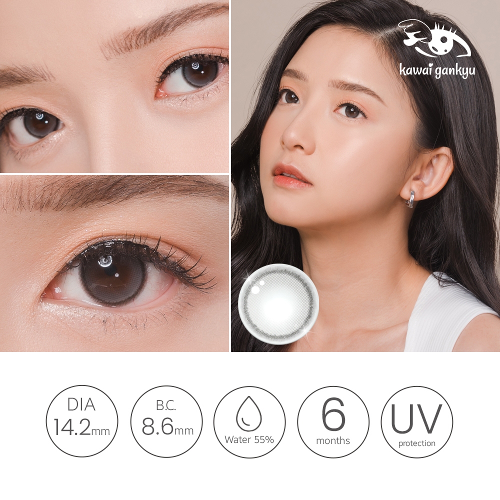 Jual KawaiGankyu Softlens - Kitty Mini Julia Gray (1botol/SETENGAH PASANG) | Shopee Indonesia