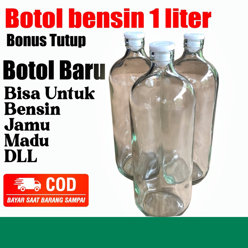 Jual Botol bensin 1 pcs botol kaca | Shopee Indonesia