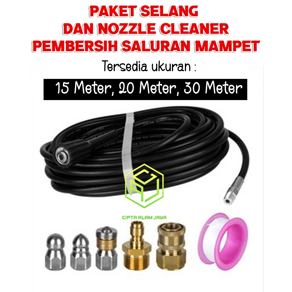 Jual Jetter Nozzle With Hose/ Nozzle Pembersih Pipa/Pressure Washer ...
