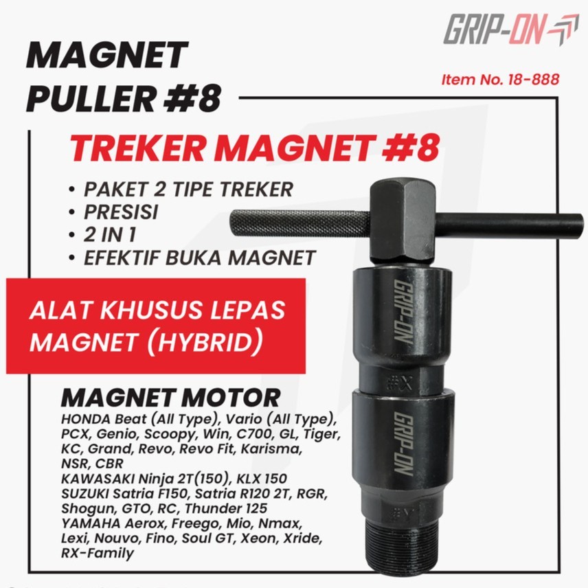 Jual GRIP ON Magnet Puller #8 Hybrid Treker Tracker Magnet 2 Tipe ...