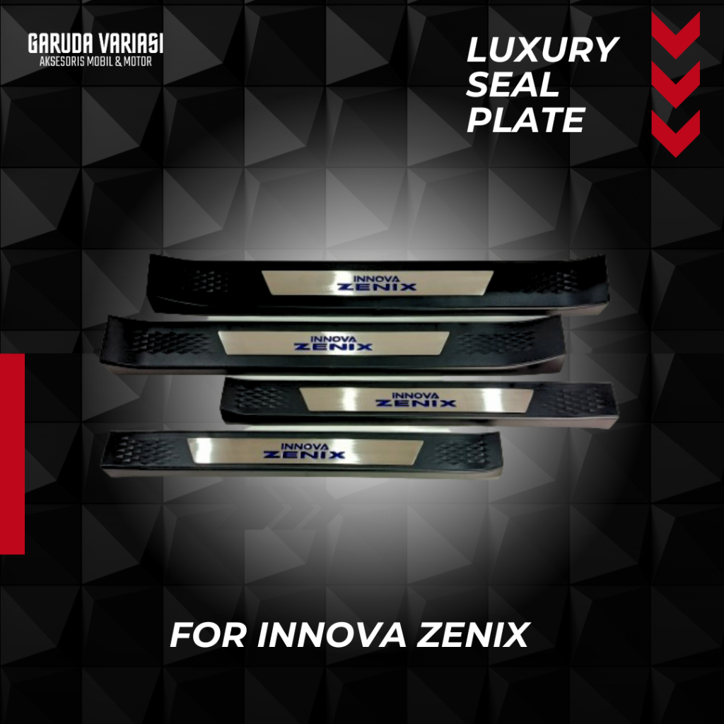 Jual Sillplate Samping TINGKAT Lampu Mobil Innova Zenix Side Sill Plate ...