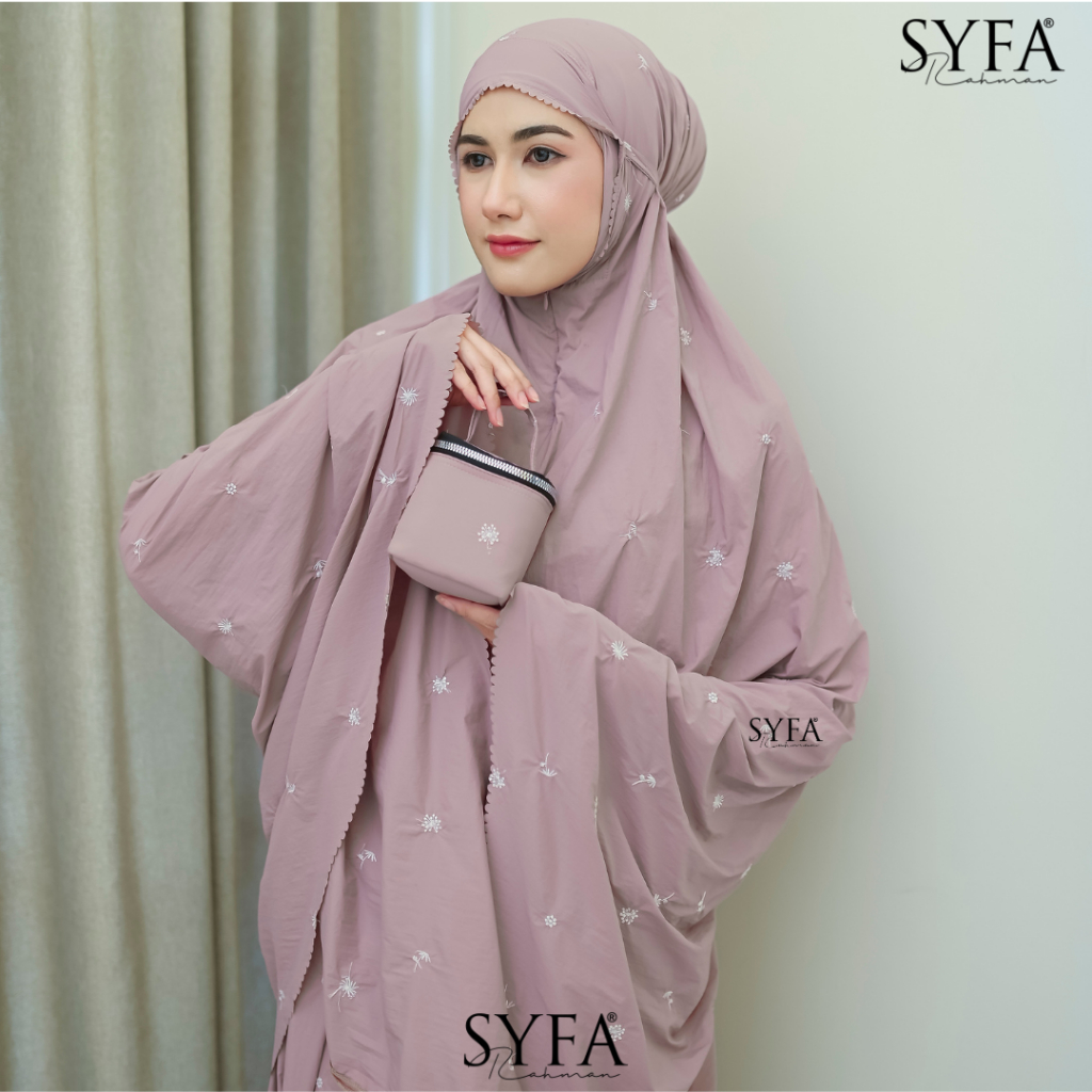 Jual Syfa Rahman - Mukena Mini Parasut Premium Korea Travel Dewasa ...