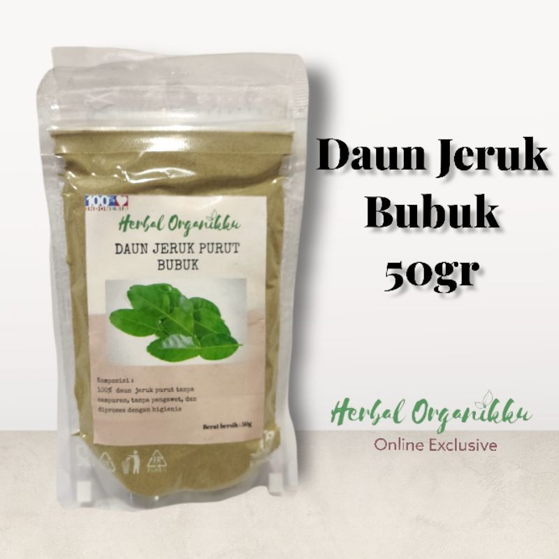 Jual Daun Jeruk Purut Bubuk 25 & 50gr | Keffir Lime Powder | Shopee ...