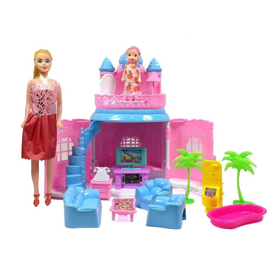 Jual KODE P76F COD GRATIS ONGKIR MAINAN CASTLE ISTANA BARBIE MAINAN ...