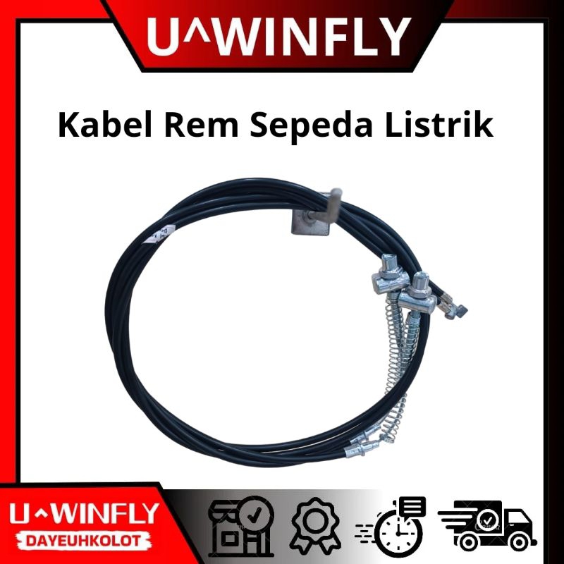 Jual Kabel Rem Depan & Belakang Sepeda Listrik, Universal Original ...