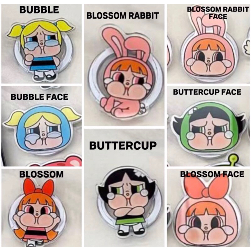 Jual POPSOCKET MAGNETIC POWERPUFF GIRLS CHUBBY DUFFY SINCHAN SANRIO ...