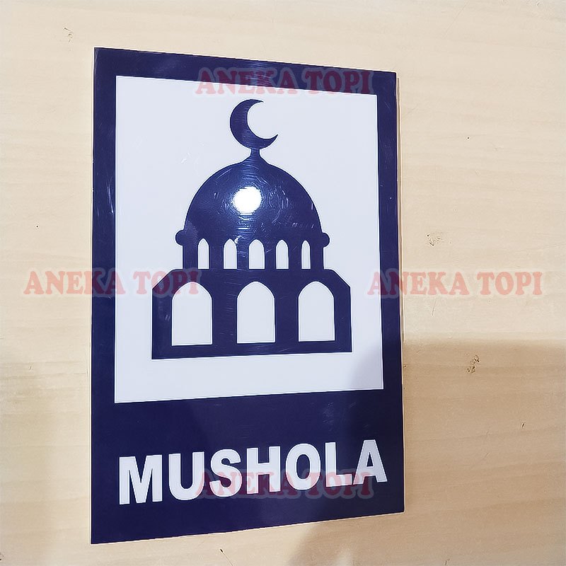 Jual Papan Pemberitahuan Petunjuk Mushola Papan Tempel Petunjuk Mushola ...