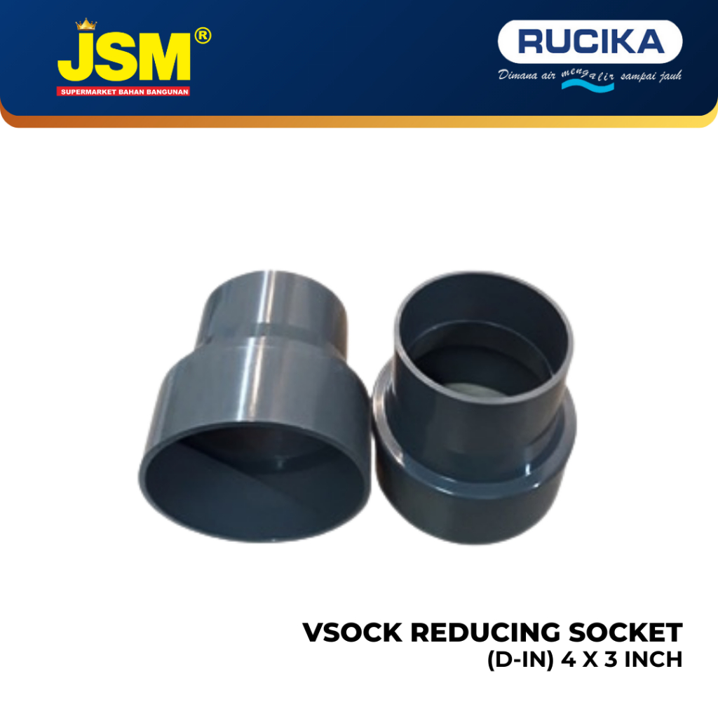 Jual RUCIKA VSOCK 4 X 3 INCH (D-IN) - JSM Supermarket Bahan Bangunan | Shopee Indonesia