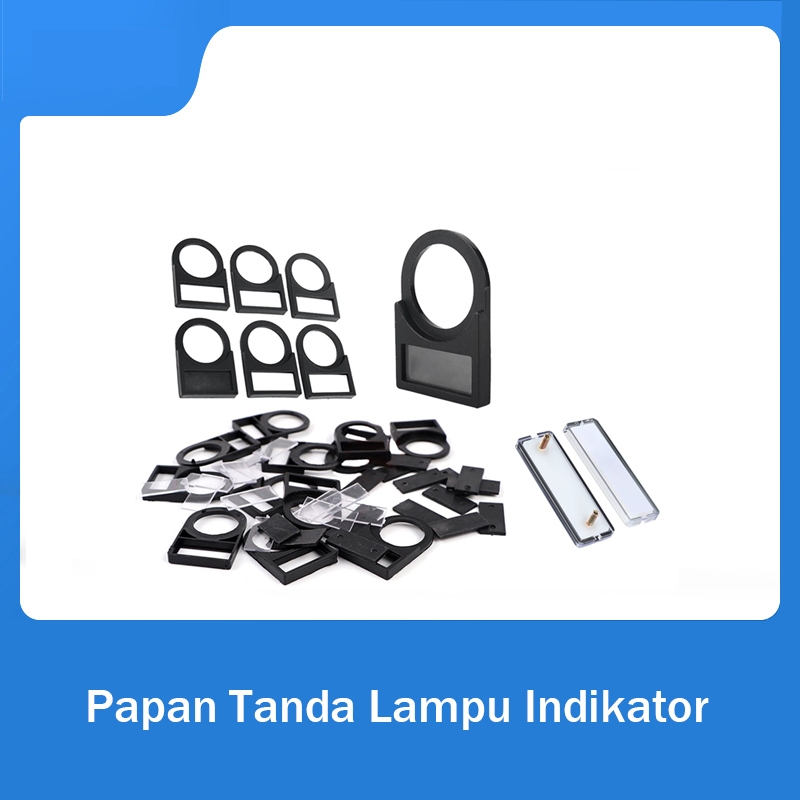 Jual Legend Plate 22 MM / Label Pilot Lamp / Penanda Pilot Lamp / Name ...
