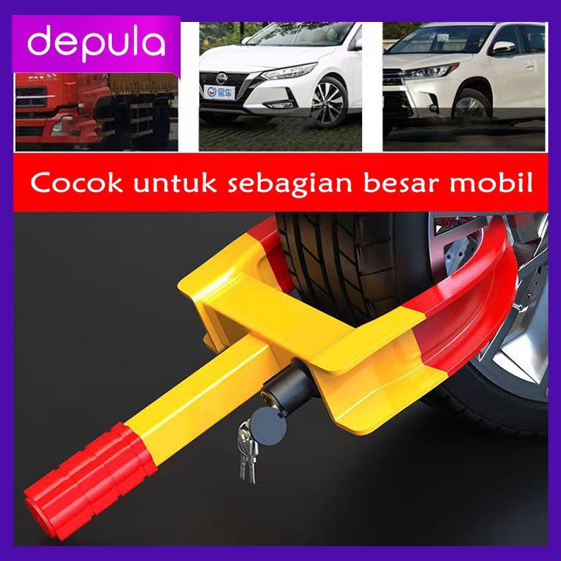 Jual KODE X6O5 KUNCI GEMBOK RODA MOBIL PENGAMAN BAN MOBIL PARKIR ANTI ...