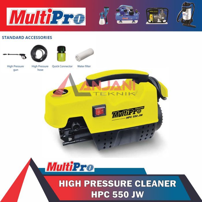 Jual MULTIPRO HPC 550 JW MESIN CUCI MOTOR MOBIL HIGH PRESSURE WASHER ...