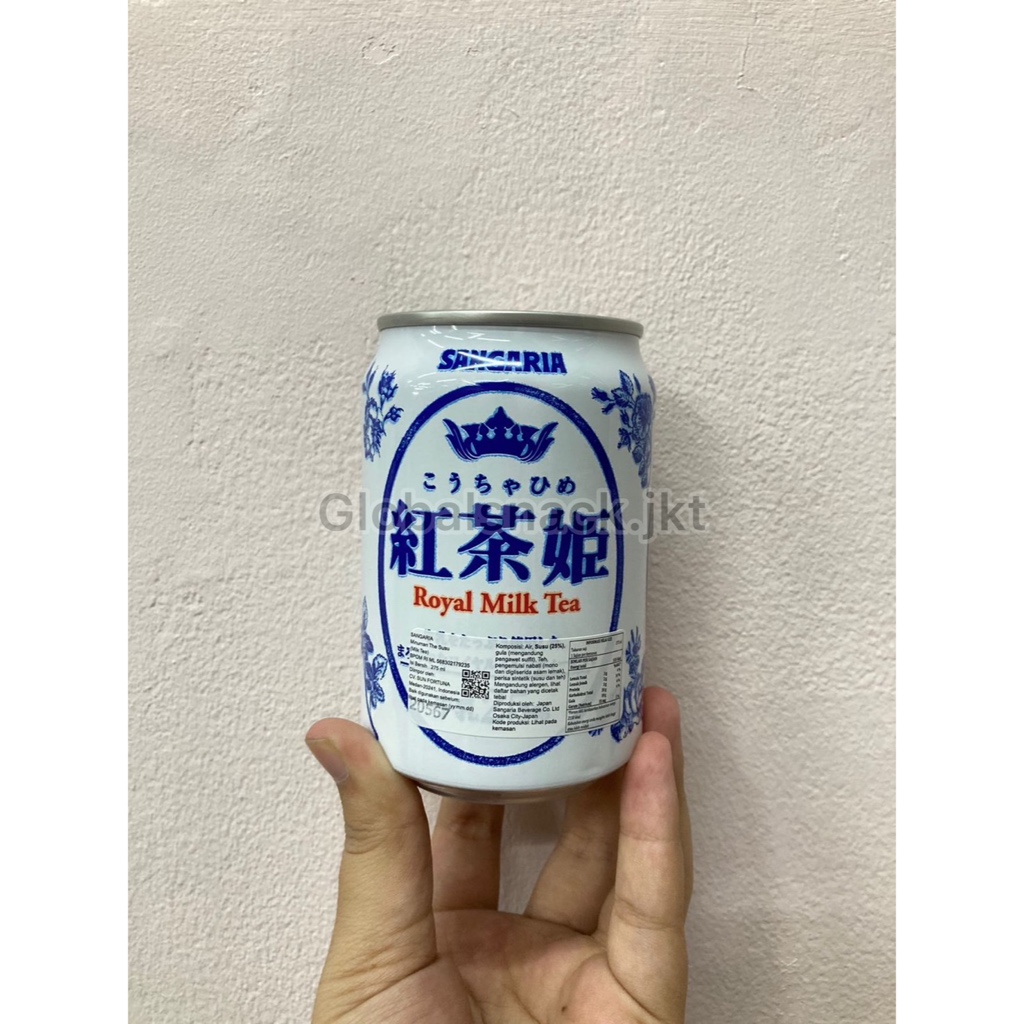 Jual [CAN] SANGARIA ROYAL MILK TEA JEPANG - TEH TARIK TEH SUSU | Shopee Indonesia