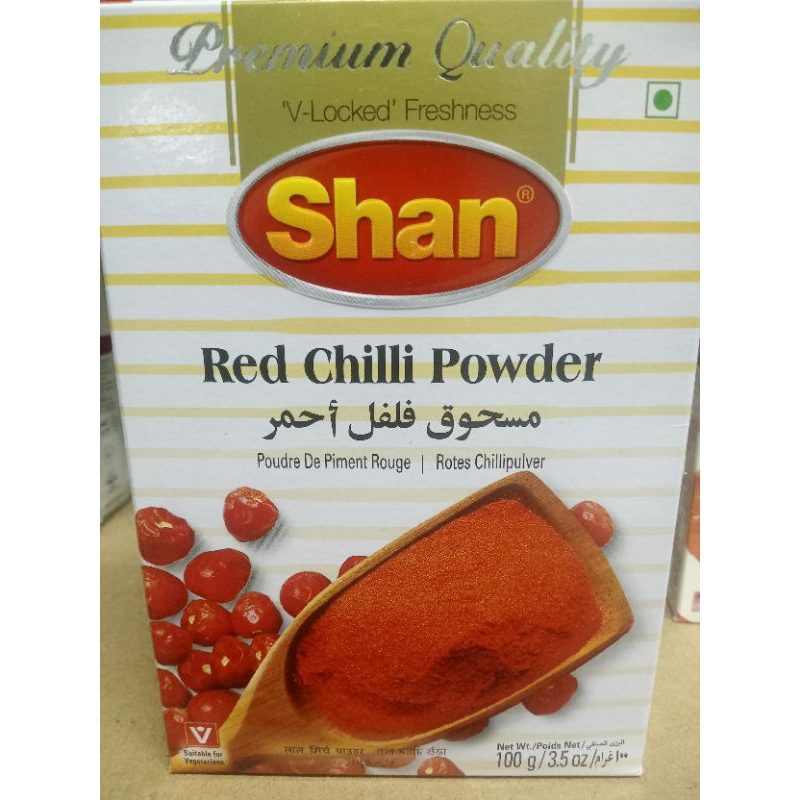 Jual Shan Red chilli powder/ Shan bumbu red chilli powder 100 grams ...