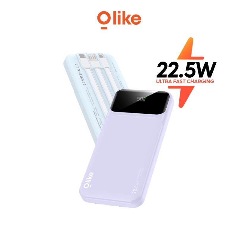 Jual OLIKE 3-in-1 Powerbank Fast Charging Premium 22.5W Power Bank P201 ...