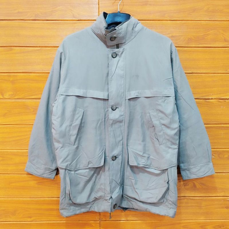Jual Jacket parka GIANNI VALENTINO overcoat size L ( P : 82 cm L : 62 ...