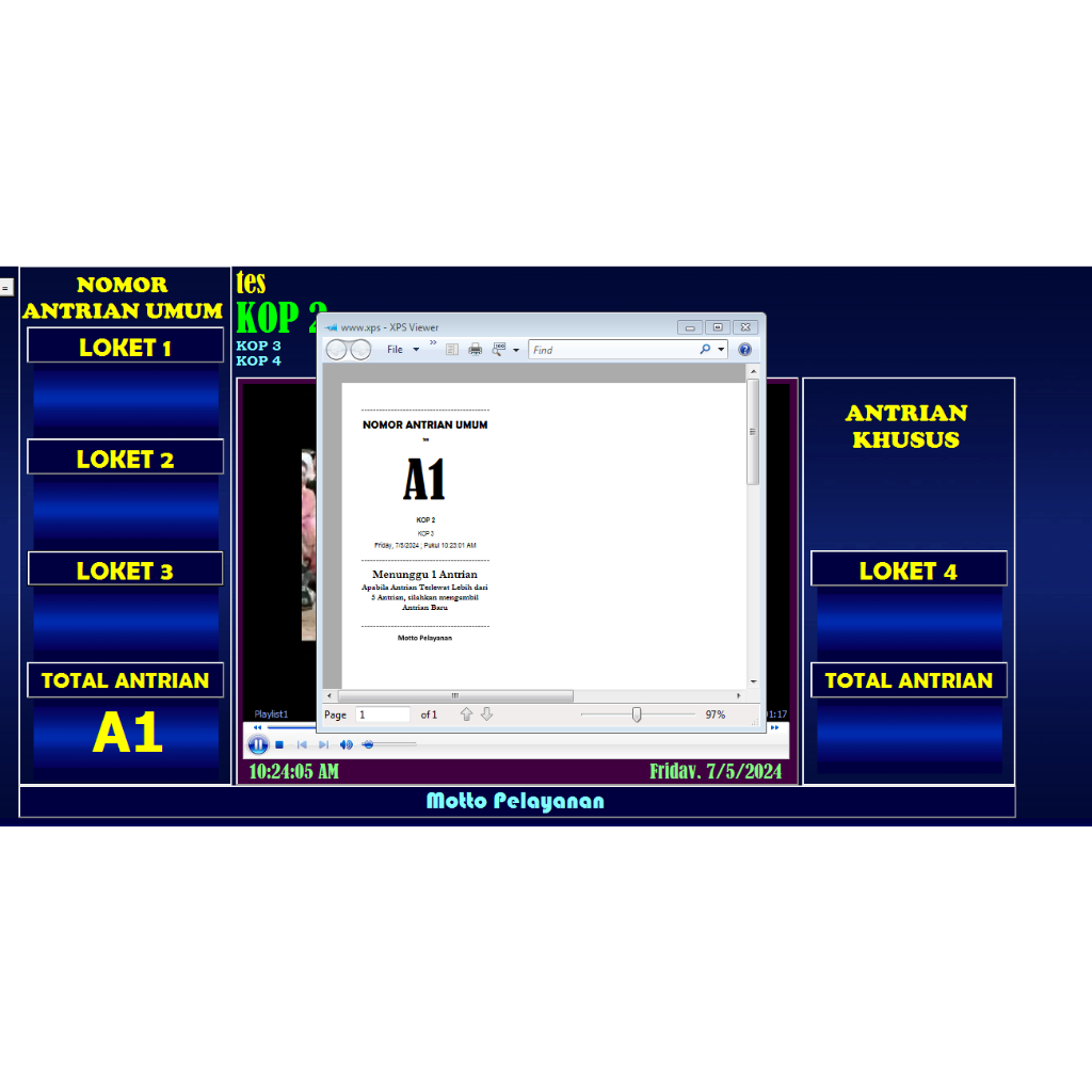 Jual Software Aplikasi Antrian berbasis Excel dan source code | Shopee ...