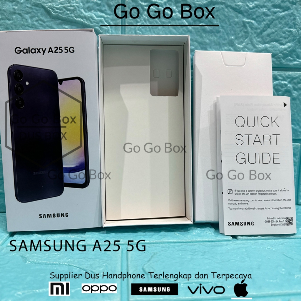 Jual DUS DUSBOX SAMSUNG A25 5G -GRATIS STICKER- DAN FULLSET(CHARGER ...