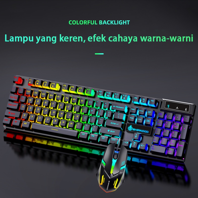 Jual Paket Keyboard dan Mouse Gaming RGB - Keyboard mekanik untuk PC ...