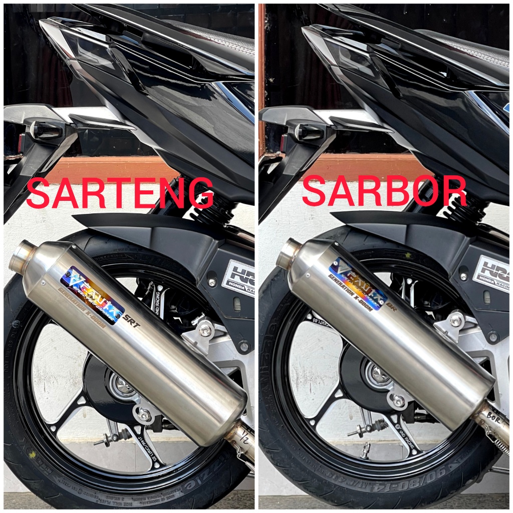 Jual Knalpot Standar Racing Sarangan Setengah & BOR Inlet 38mm ...