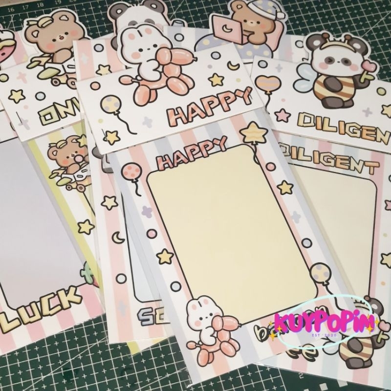 Jual [READY STOCK] PART 6 / SET ALAS PACKING PHOTOCARD KPOP LUCU ...