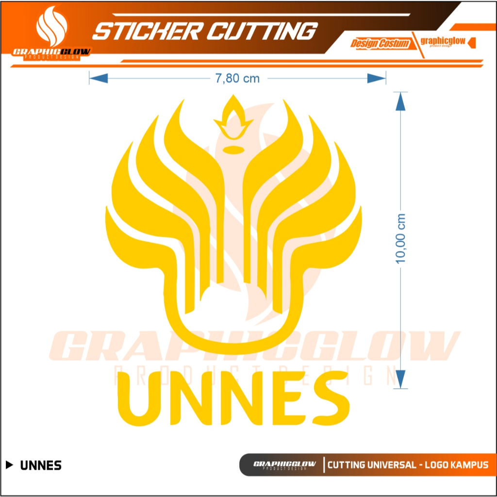 Jual STIKER KAMPUS LOGO UNIVERSITAS UNNES STICKER KACA MOBIL BUKU ...