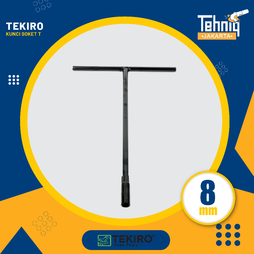 Jual Kunci Sok T Hitam Tekiro / Tekiro T-Type Socket 8mm | Shopee Indonesia