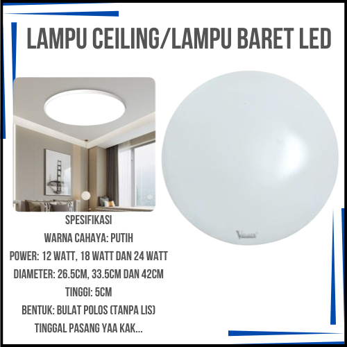 Jual Lampu Ceiling/Lampu Baret LED | Shopee Indonesia