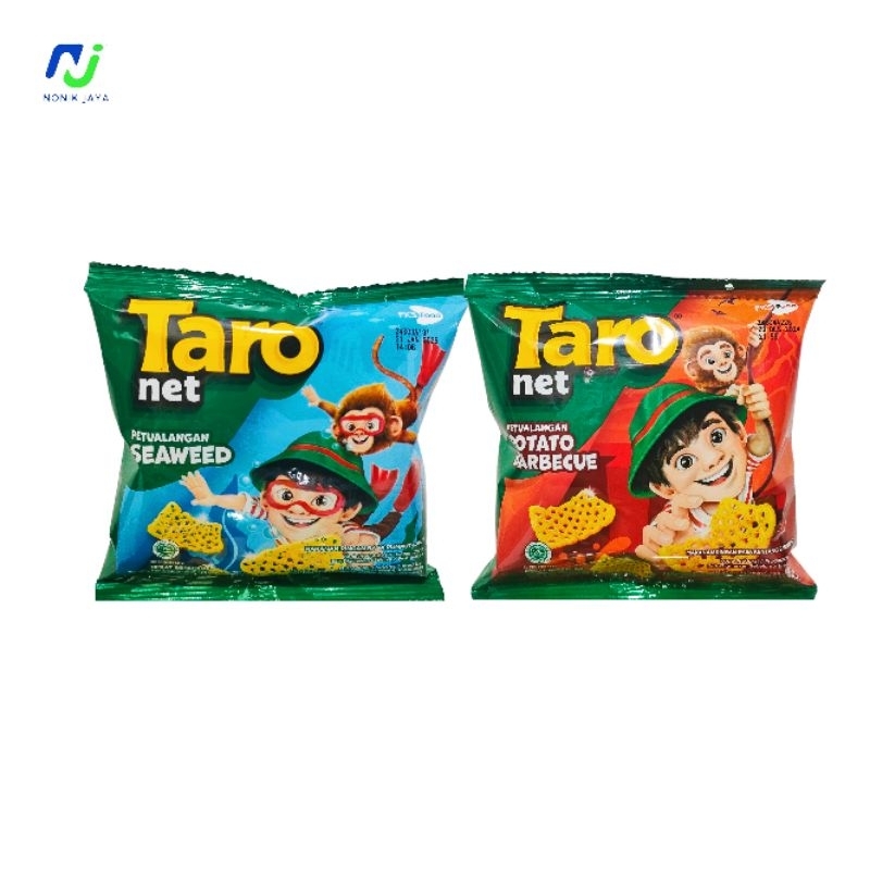 Jual Taro Net Rp1000 Renteng isi 10 pcs x 8 Gr ( 80 Gr ) | Shopee Indonesia