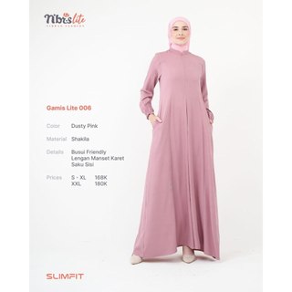Jual NIBRAS LITE 006 GAMIS POLOS TERBARU | Shopee Indonesia