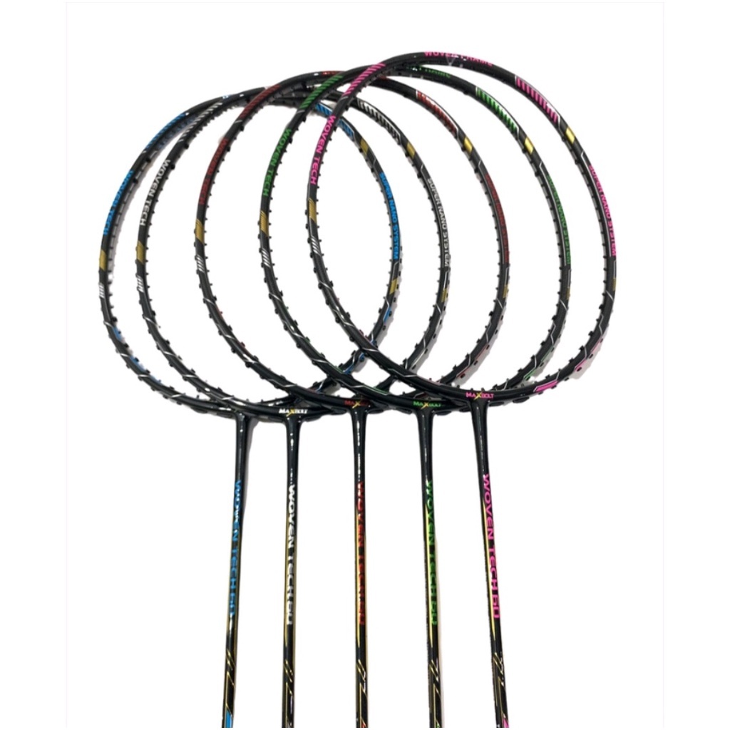 Jual Raket Badminton Maxbolt Woven Tech 60 90 35lbs Original | Shopee ...