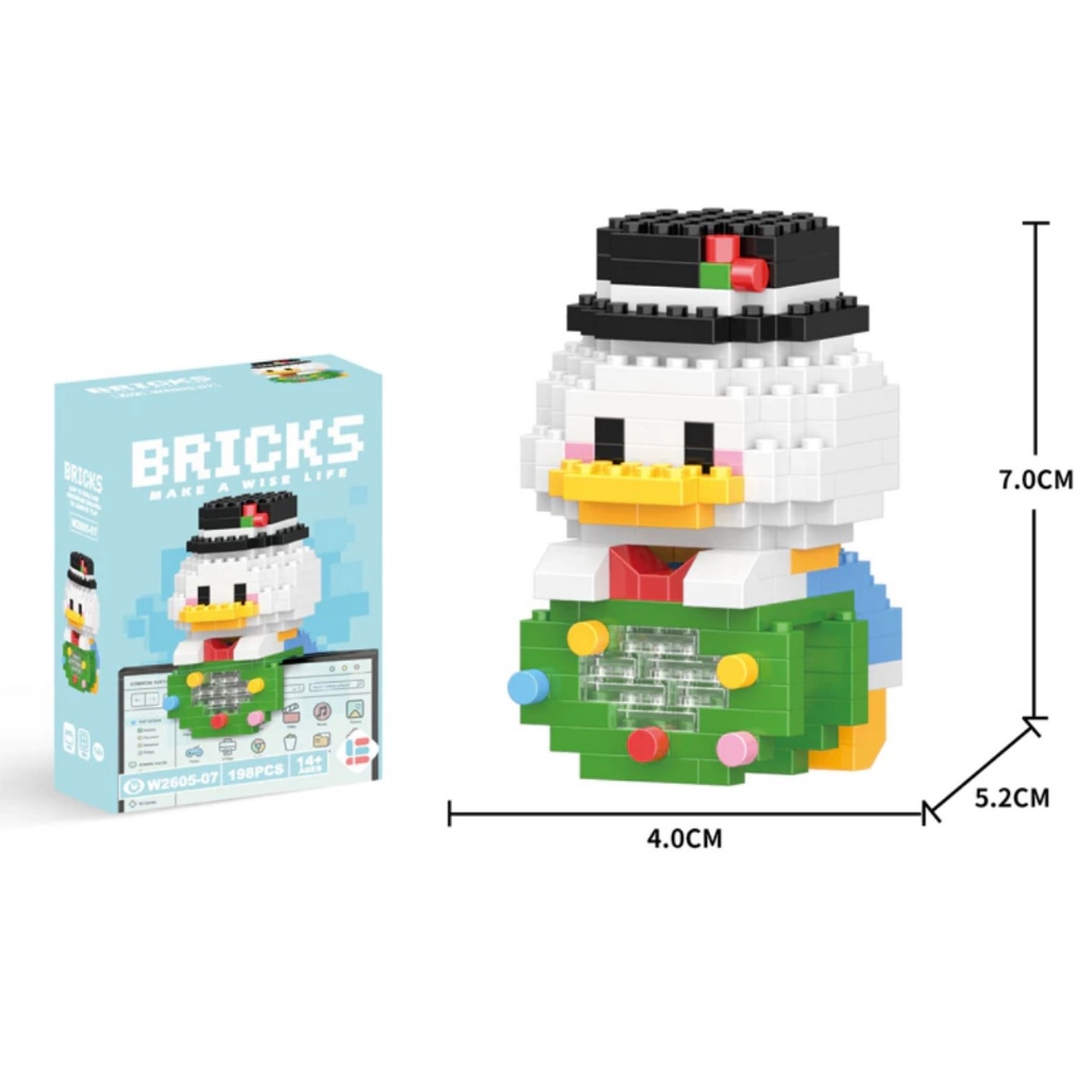 Jual BRICKS Mainan Balok BLOK Cartoon Nano Block Puzzle DIY 3D Kartun | Shopee Indonesia