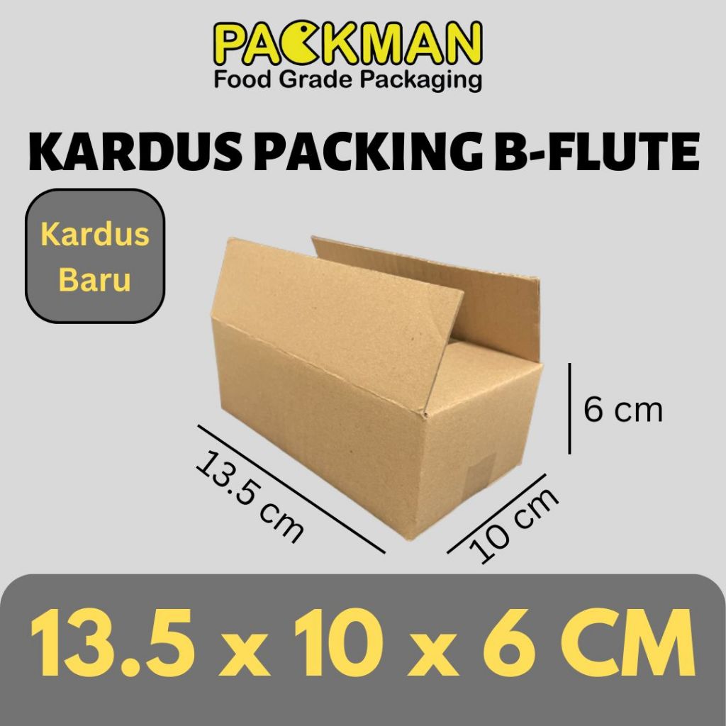 Jual KARDUS PACKING 13,5x10x6 cm / BOX KARTON CORUGATED B-FLUTE ...