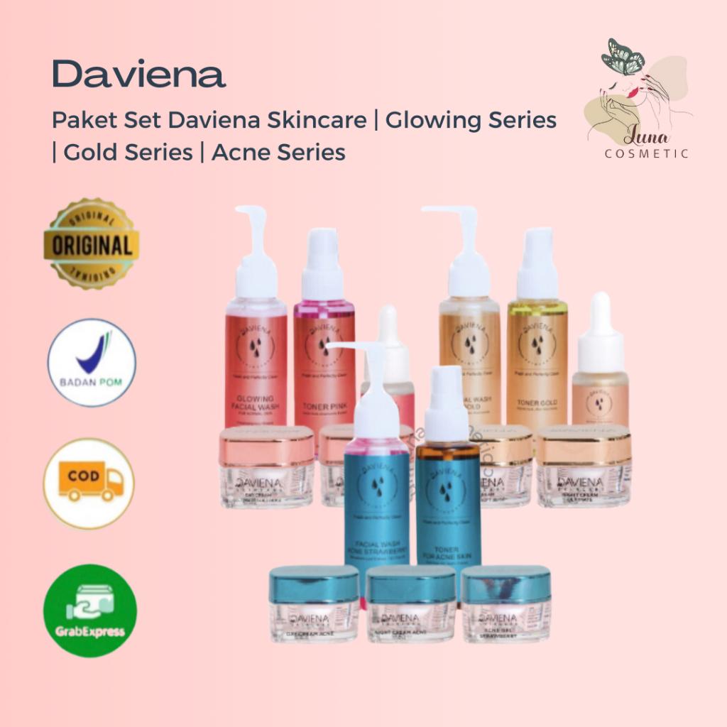 Jual Daviena Skincare - Paket Wajah Daviena Acne Series - Glowing ...