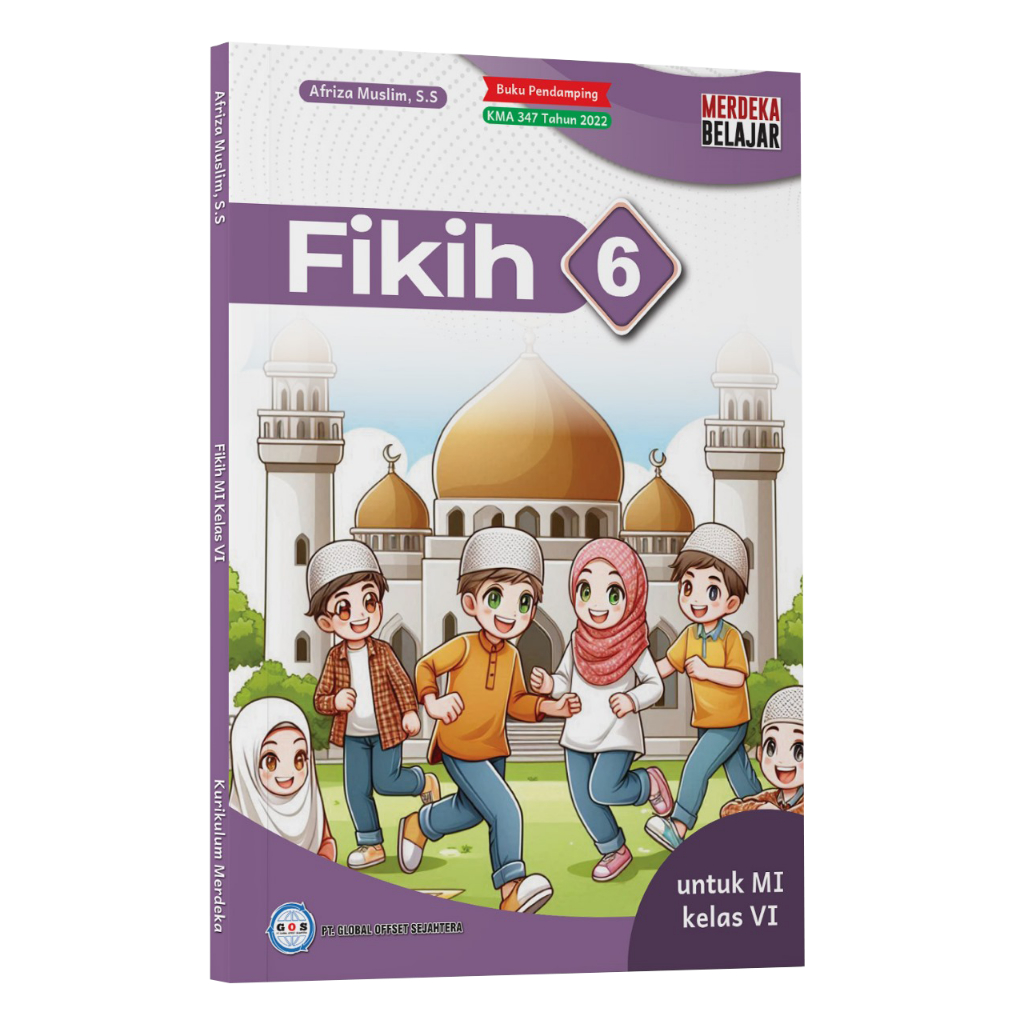 Jual Buku Pendamping Fikih Untuk Madrasah Ibtidaiyah (MI) Kelas 6 KMA 347 2022 - PT. Global ...