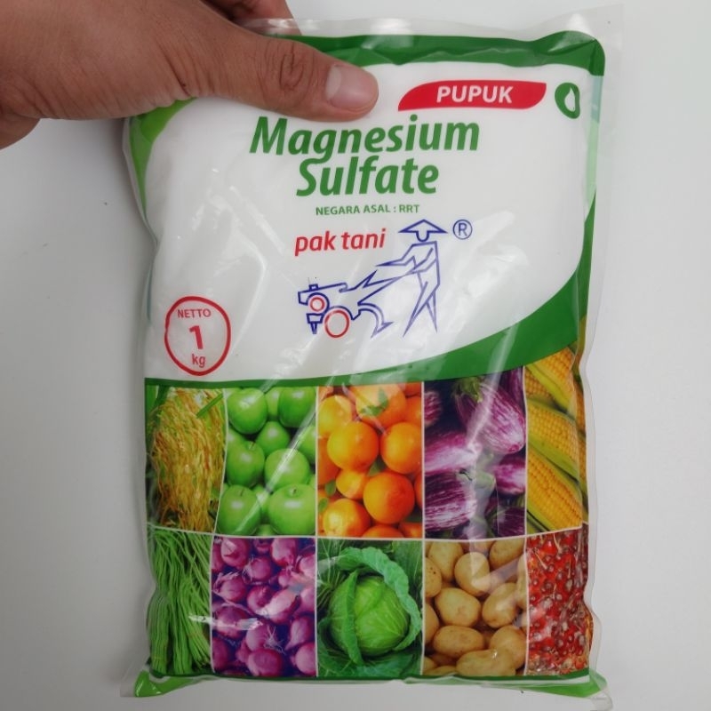 Jual PUPUK MAGNESIUM SULFATE PAK TANI 1 KG ORIGINAL 100% KEMASAN PABRIK | Shopee Indonesia