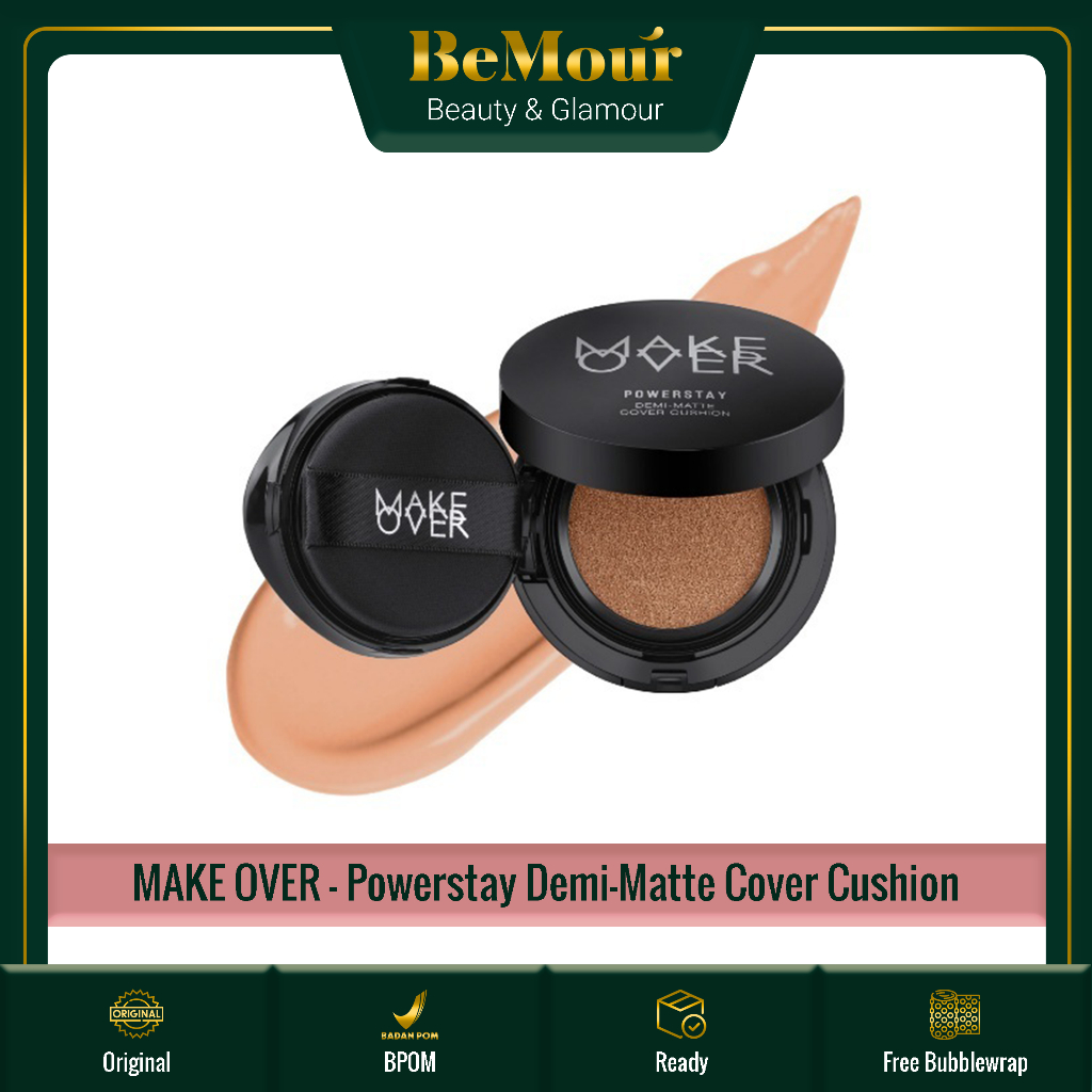 Jual MAKE OVER - POWERSTAY DEMI-MATTE COVER CUSHION ( 15 g ) - Cushion ...