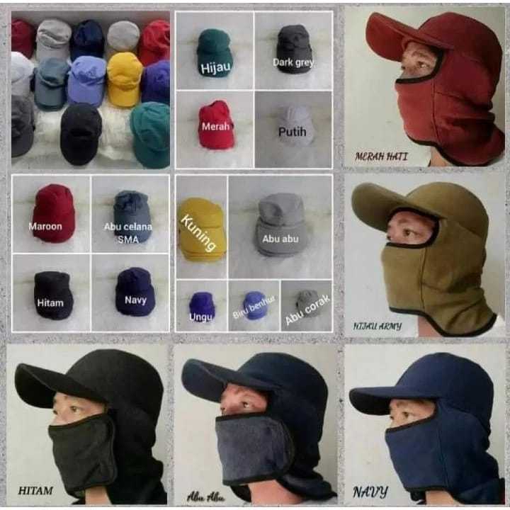Jual Topi Jepang / Topi Masker Jepang / Topi mancing / Topi Kerja ...