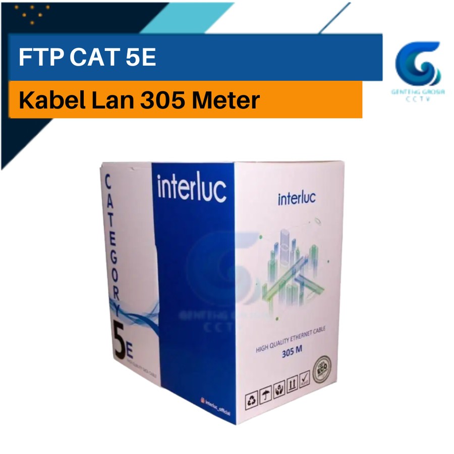 Jual Kabel LAN Interluc CAT 5E 305 Meter Murah | Shopee Indonesia