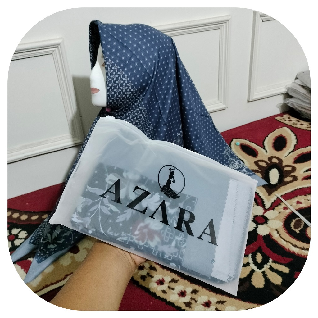 Jual (ISI 10 + GATIS 1 HIJAB) NON LOGO AZARA POUCH PAKET USAHA ...