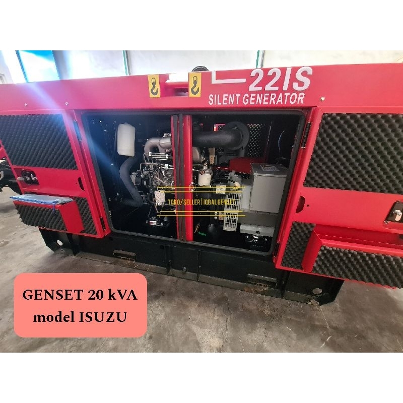 Jual Genset 20 kVA ISUZU model Silent Baru Garansi | Shopee Indonesia