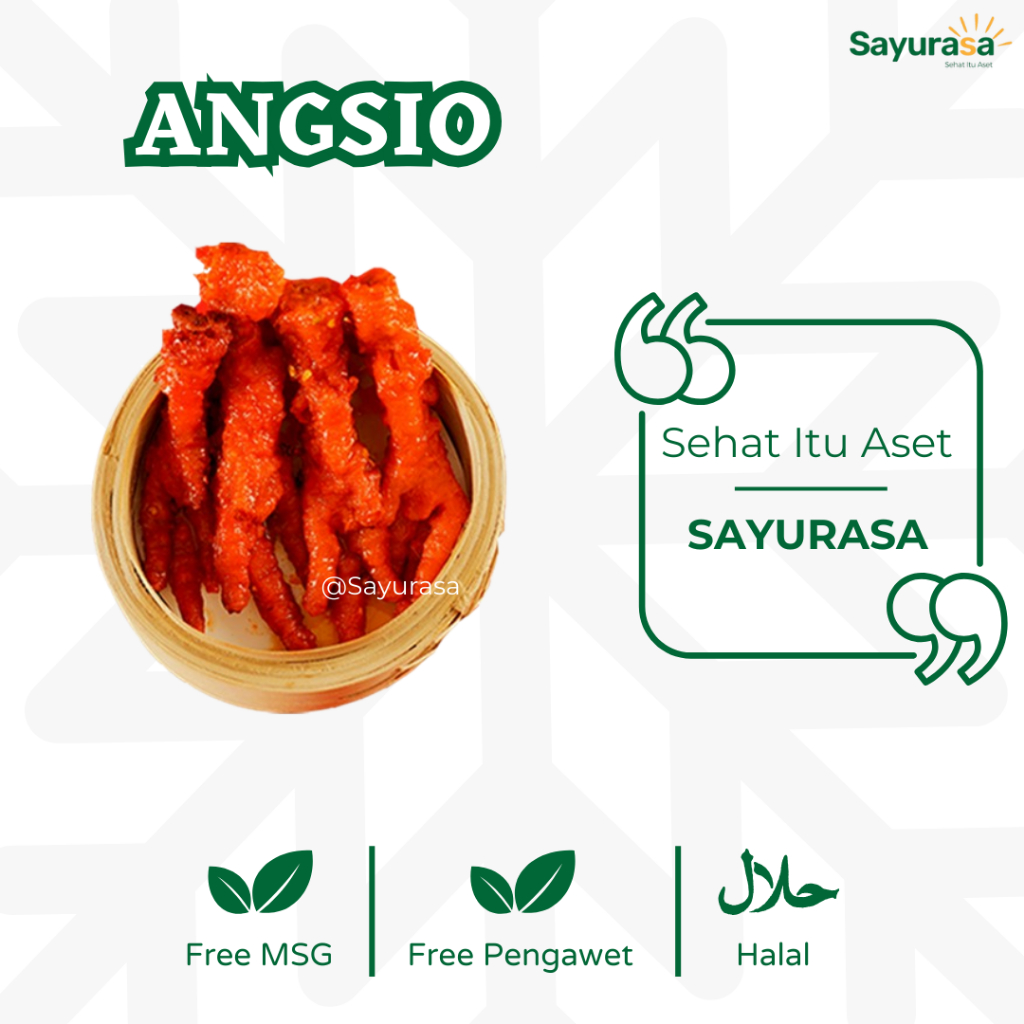 Jual ANGSIO CEKER (Halal, Tanpa MSG & Pengawet) | Shopee Indonesia