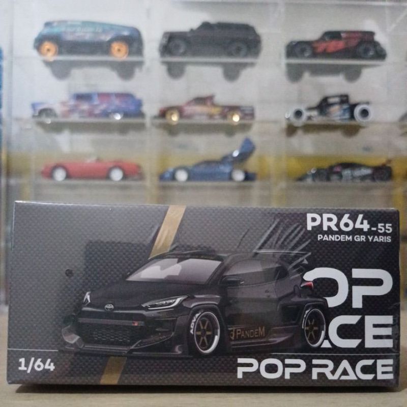 Jual Pop Race 1/64 Pandem GR Yaris Dark Chrome IMX Edition PR64005 ...