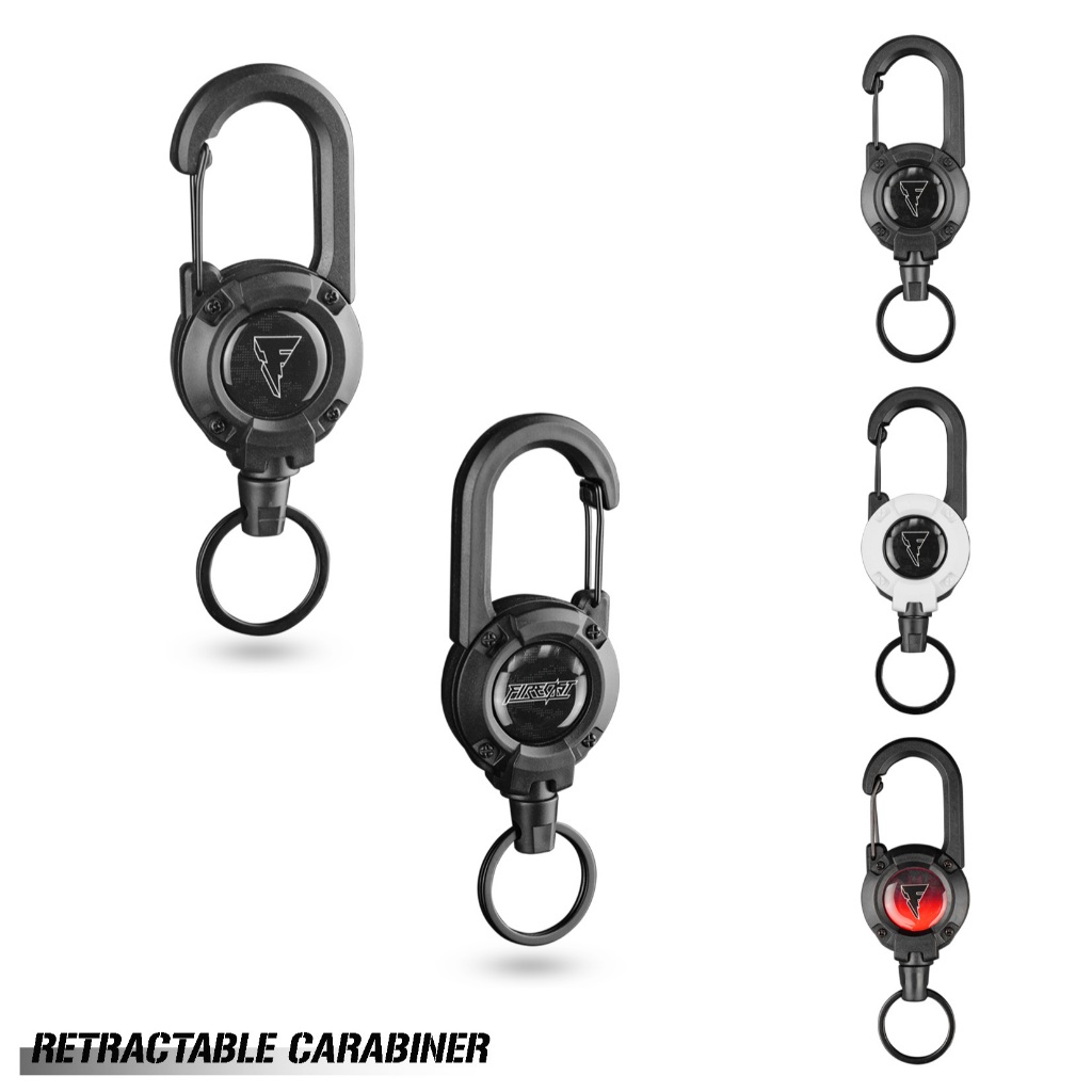 Jual Firecast | karabiner Keychain Holder | Retractable Carabiner ...