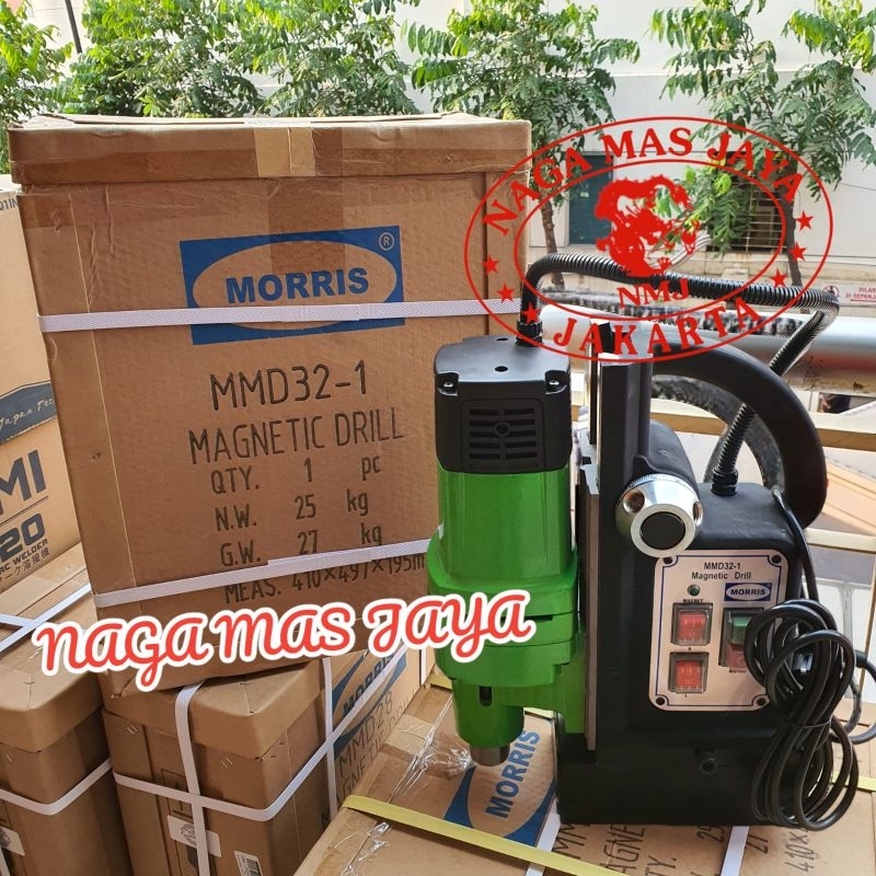 Jual MESIN BOR MAGNET 32 MM MORRIS MMD 32-1 / MESIN BOR MAGNET MORRIS ...