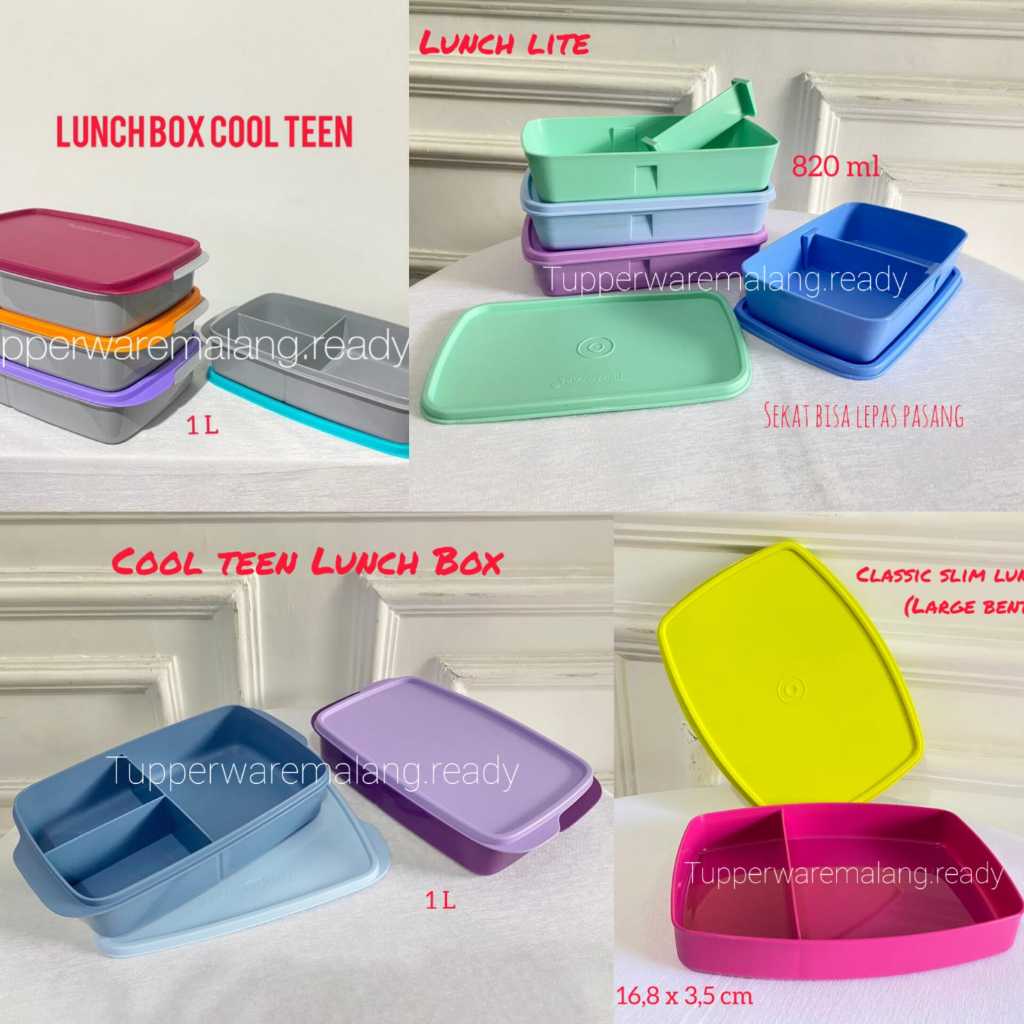 Jual SALE !! TEPAK MAKAN/ KOTAK BEKAL TUPPERWARE COOL TEEN COOLTEEN ...