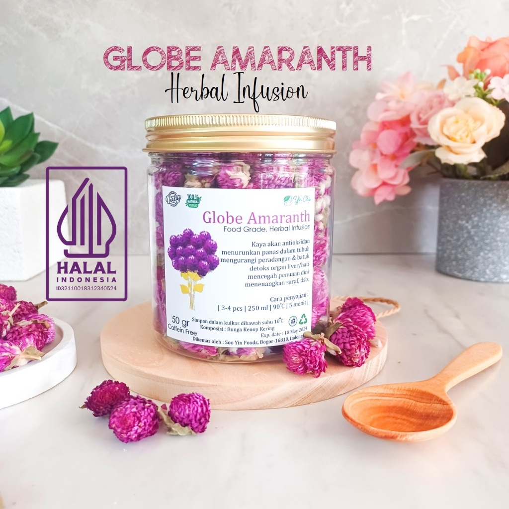 Jual Globe Amaranth Flower Tea 50 Gr | Shopee Indonesia