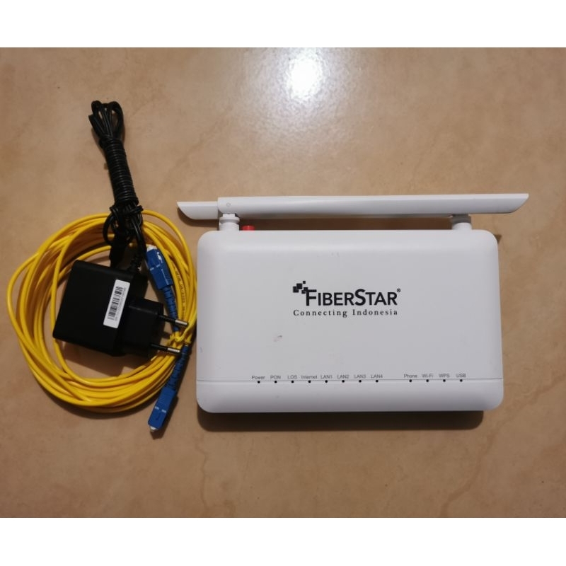 Jual ( second ) ZTE F609 V3 ex Fiberstar Modem router ( unit + adaptor ...