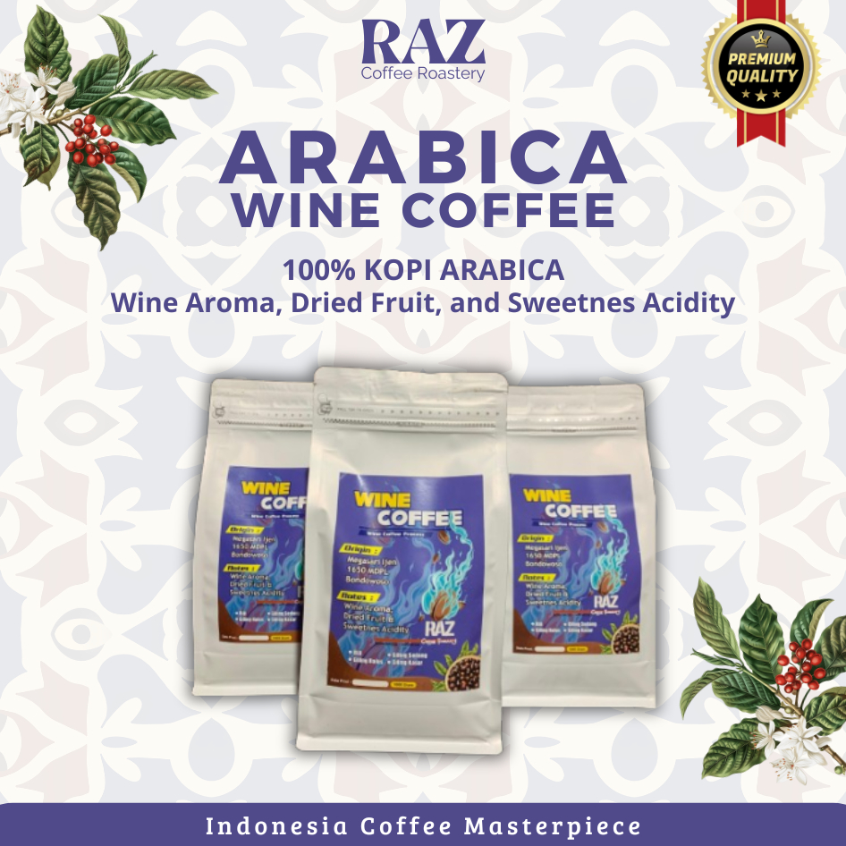 Jual Arabica Wine - Kopi Arabica - 500 gr - RAZ Coffee | Shopee Indonesia
