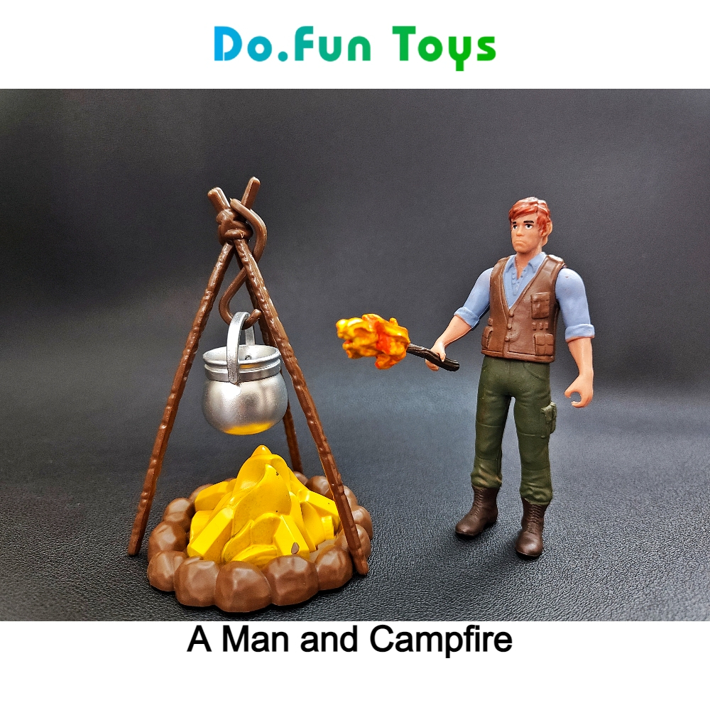 Jual Mainan Miniatur Diorama Figure Orang Kemping / Api Unggun ...